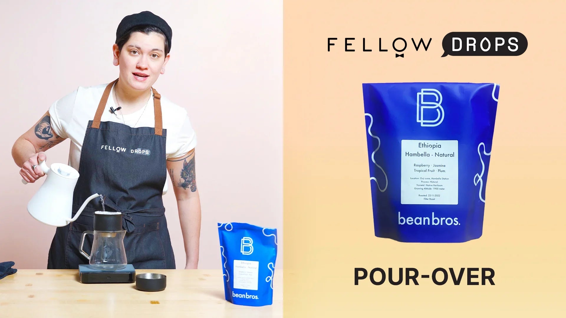 Fellow's Take on Ethiopia Hambella Natural from Bean Bros | Pour-Over