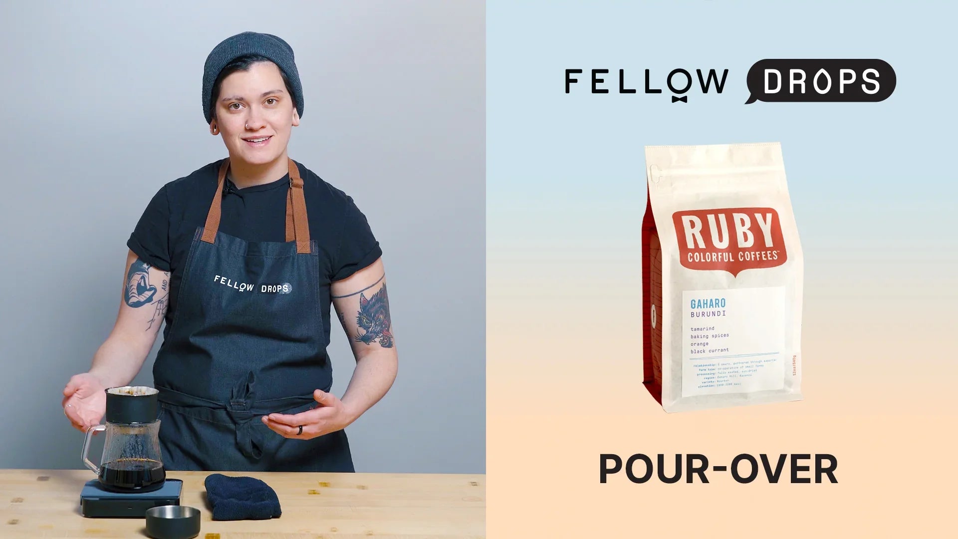 Fellow's Take on Burundi Gaharo by Ruby Coffee Roasters | Pour-Over Br